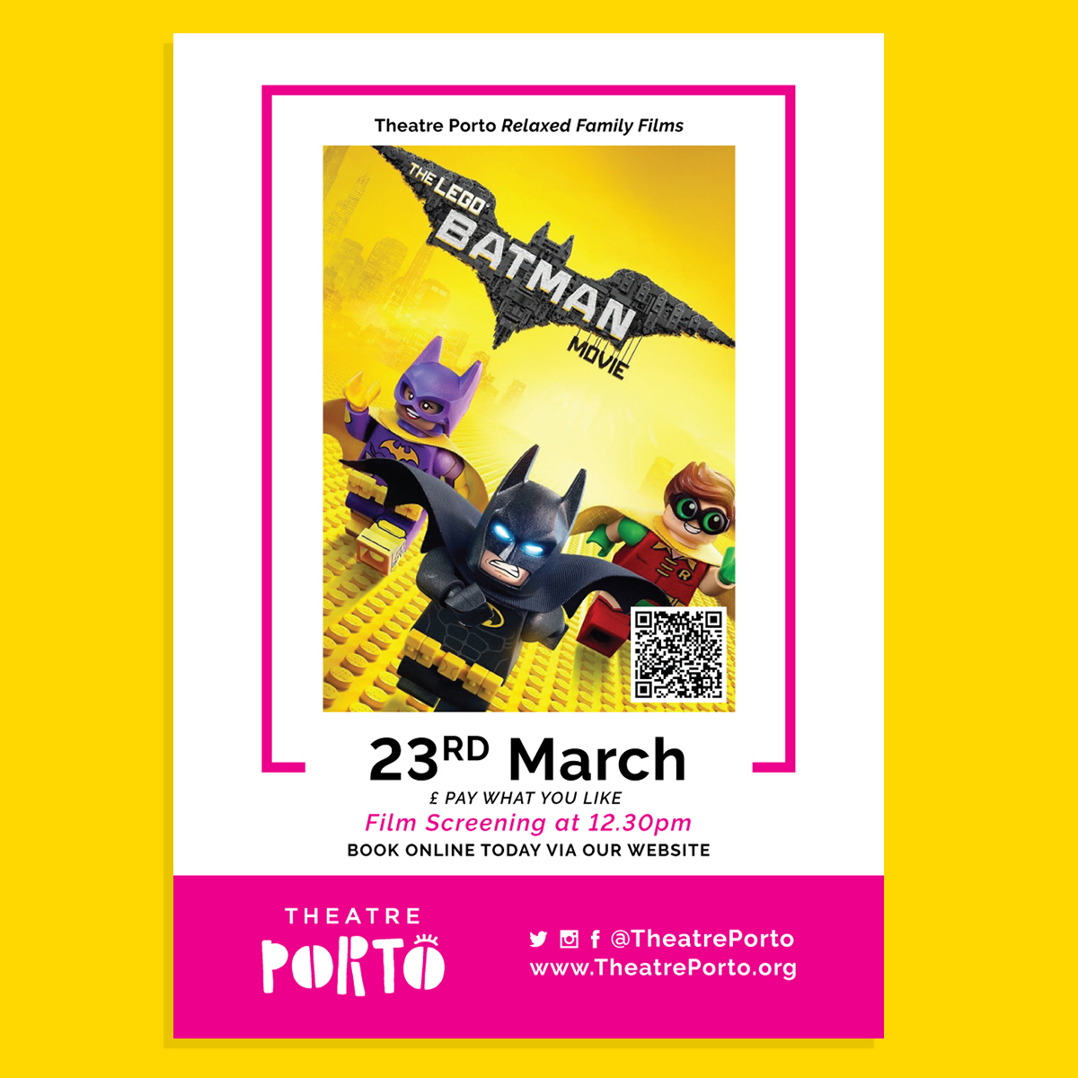 Theatre Porto Family Films - The LEGO Batman Movie - Theatre Porto